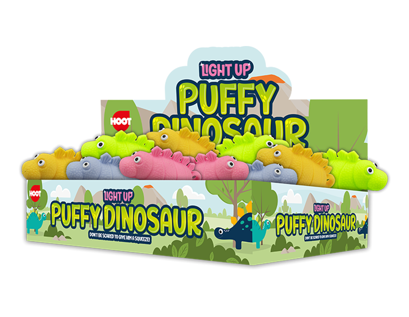 Light Up Puffy Dinosaur PDQ – peace